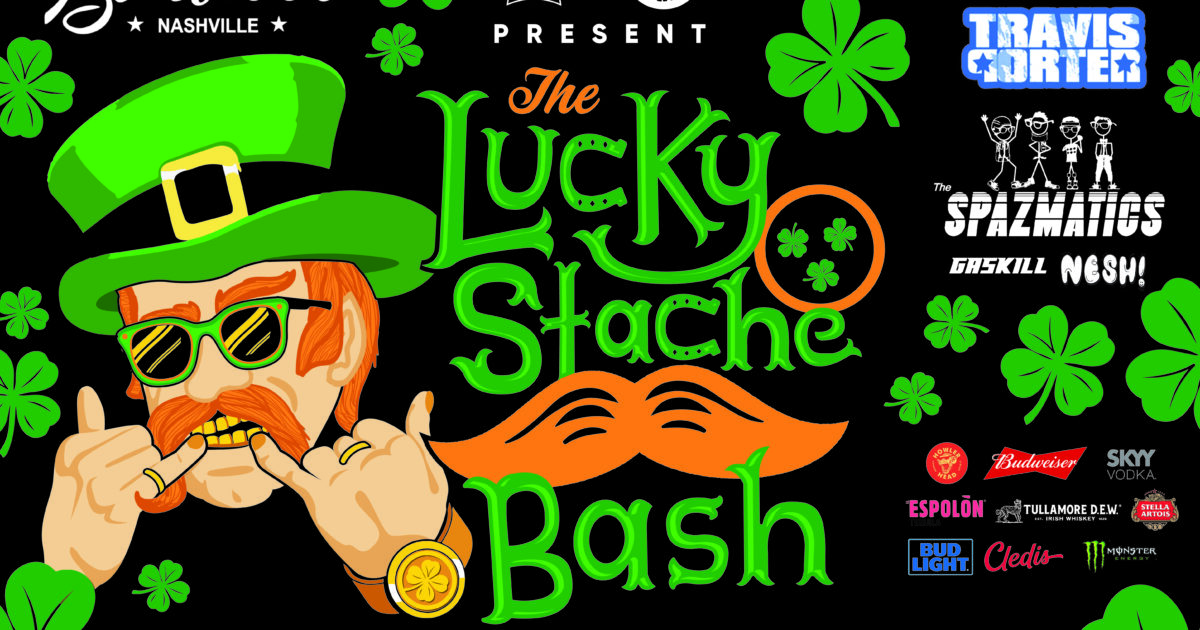 Lucky Stache Bash: St. Patrick's Day Block Party | Nashville Guru