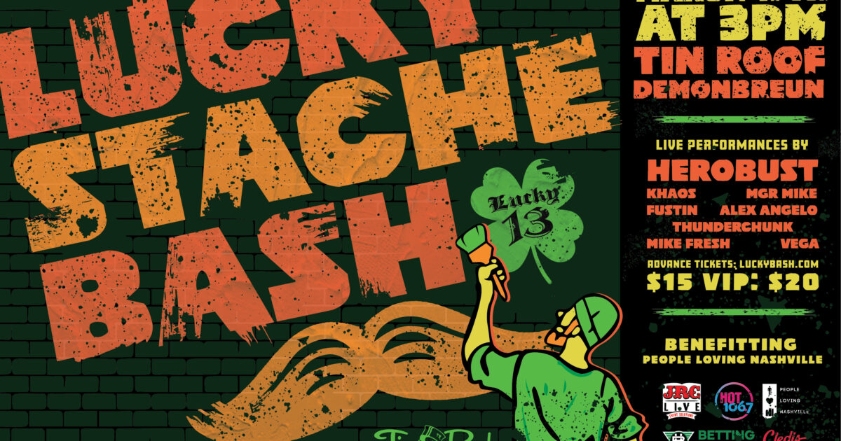 Lucky Stache Bash: St. Patrick's Day Block Party | Nashville Guru