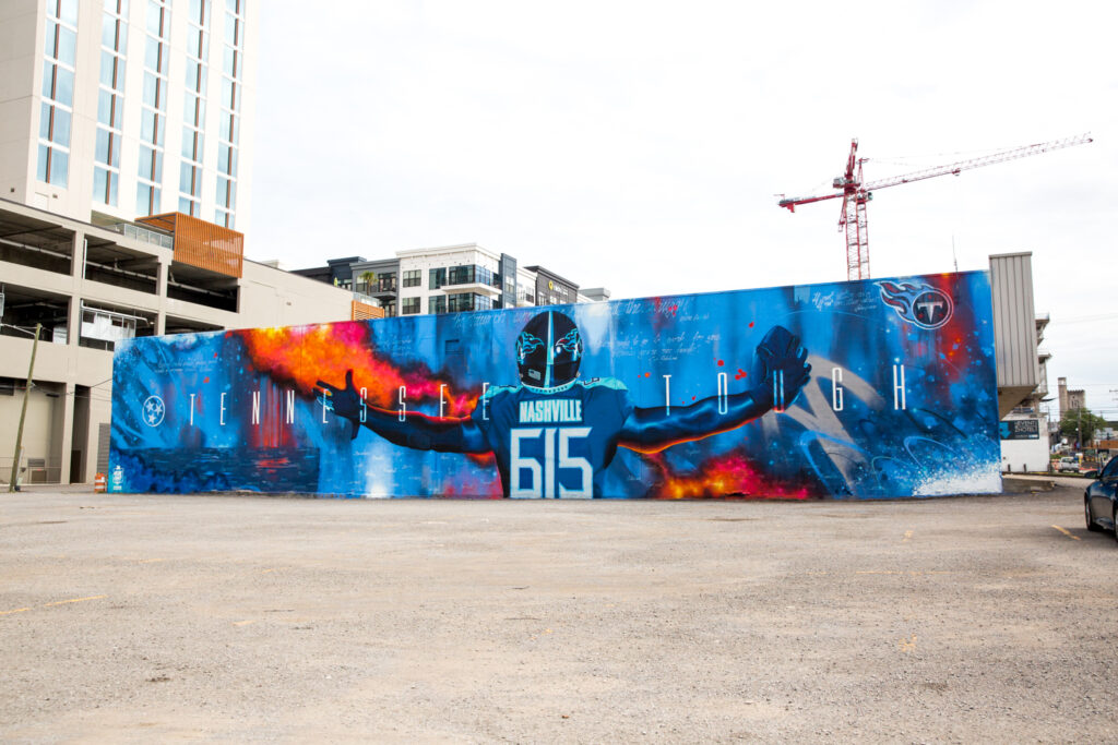 Tennessee Tough Titans Mural | Nashville Guru