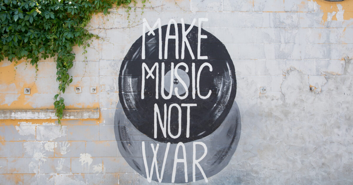 Make Music Not War | Nashville Guru