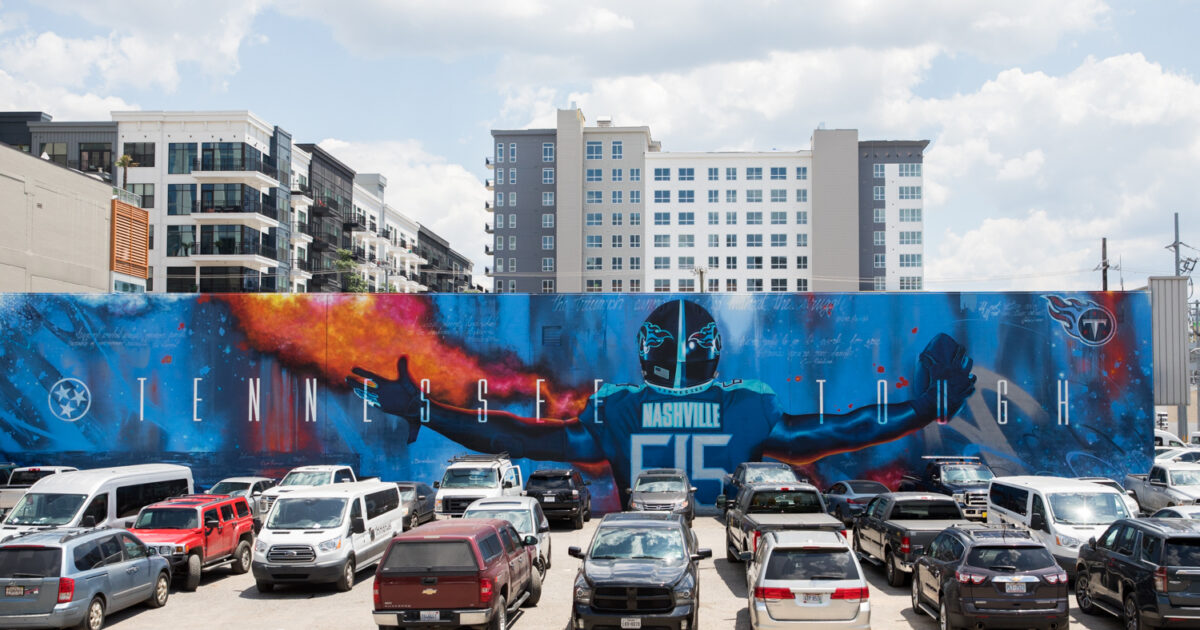 Tennessee Tough Titans Mural | Nashville Guru
