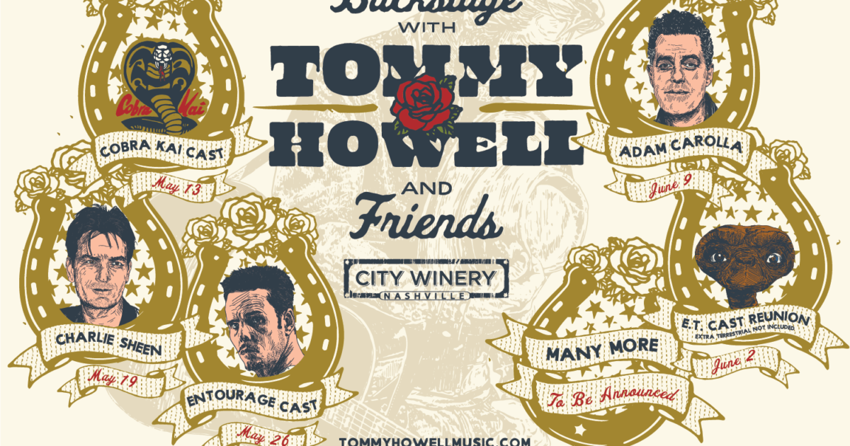 Backstage with Tommy Howell & Friends Featuring Special Guests ...