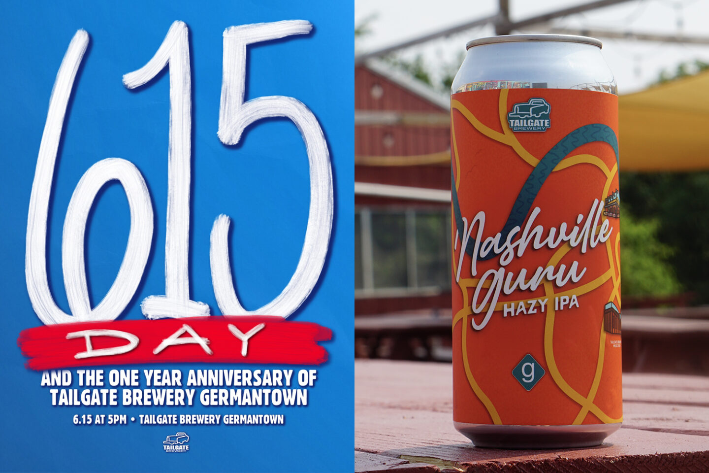 615 Day + TailGate Anniversary Party + Guru IPA Release | Nashville Guru