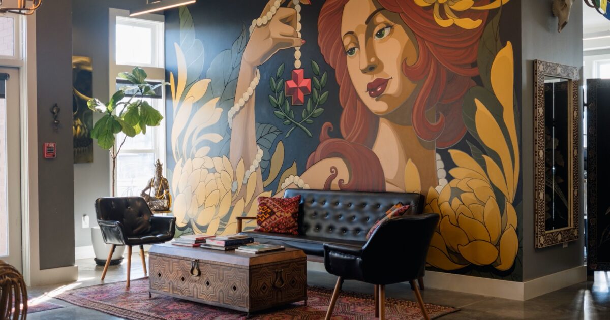 Safe House Tattoo Studio Mural | Nashville Guru