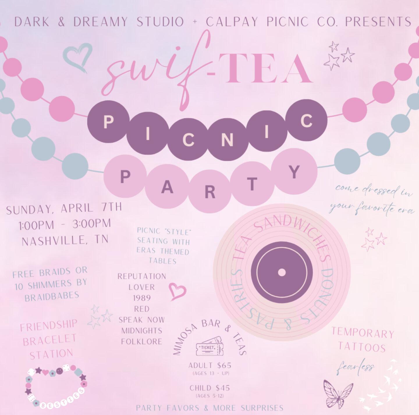 Swif-TEA Picnic Party | Nashville Guru