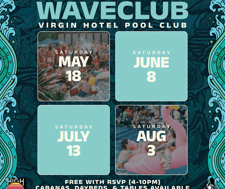 The Deep Tropics Waveclub Pool Parties at Virgin Hotels Nashville ...