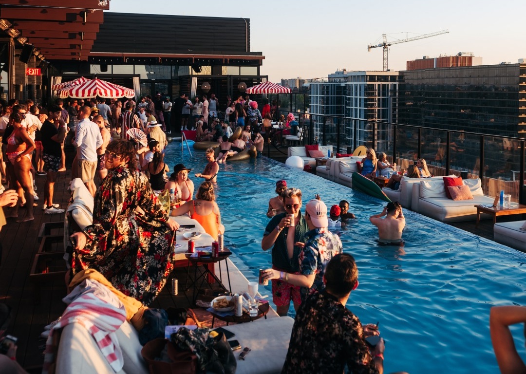 Bath and Body Nashville Pride Pool Party ft. Naomi Smalls | Nashville Guru