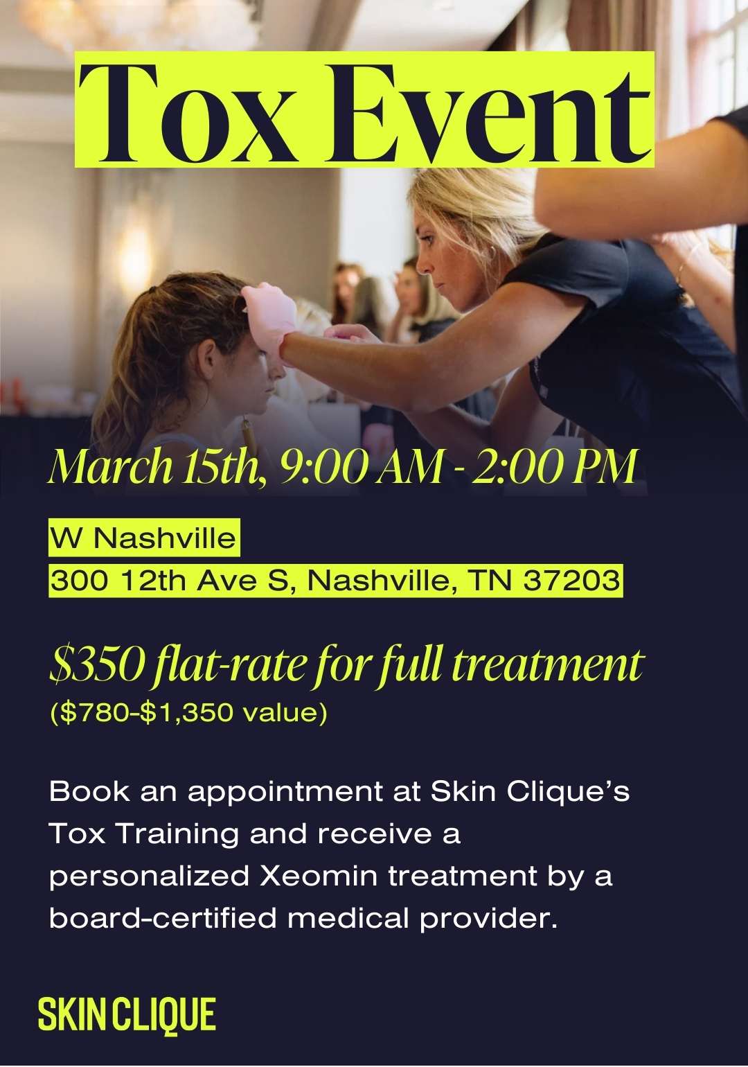 Tox Pop-Up Event at W Nashville | Nashville Guru