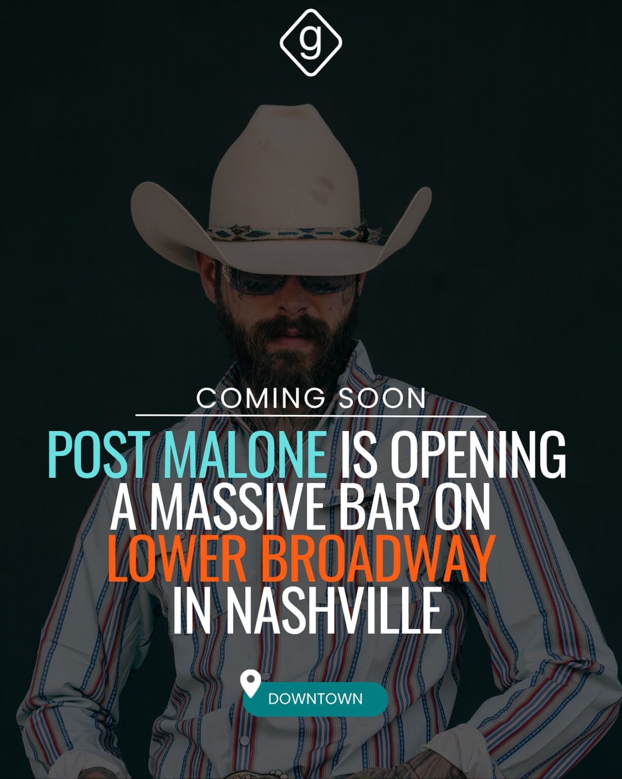 Post Malone is opening a massive bar on Lower Broadway - Nashville Guru
