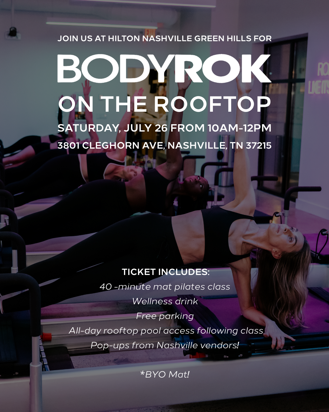 BODYROK Rooftop Workout | Nashville Guru
